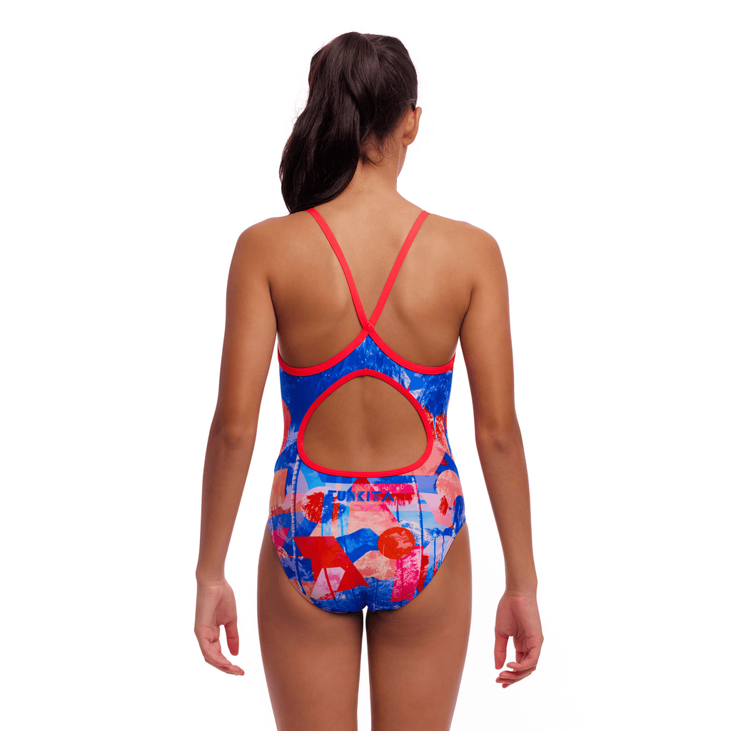Funkita Miss Adventure Girl's Diamond Back Swimsuit – SwimPath