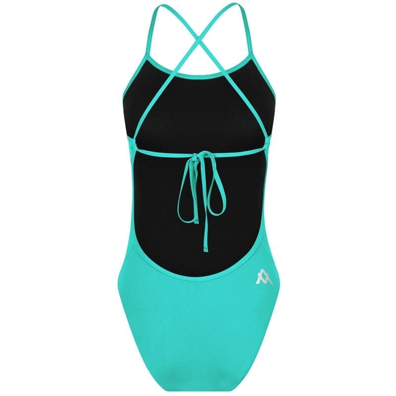 AMANZI Girls Tie-Back Swimsuit - Spearmint – SwimPath