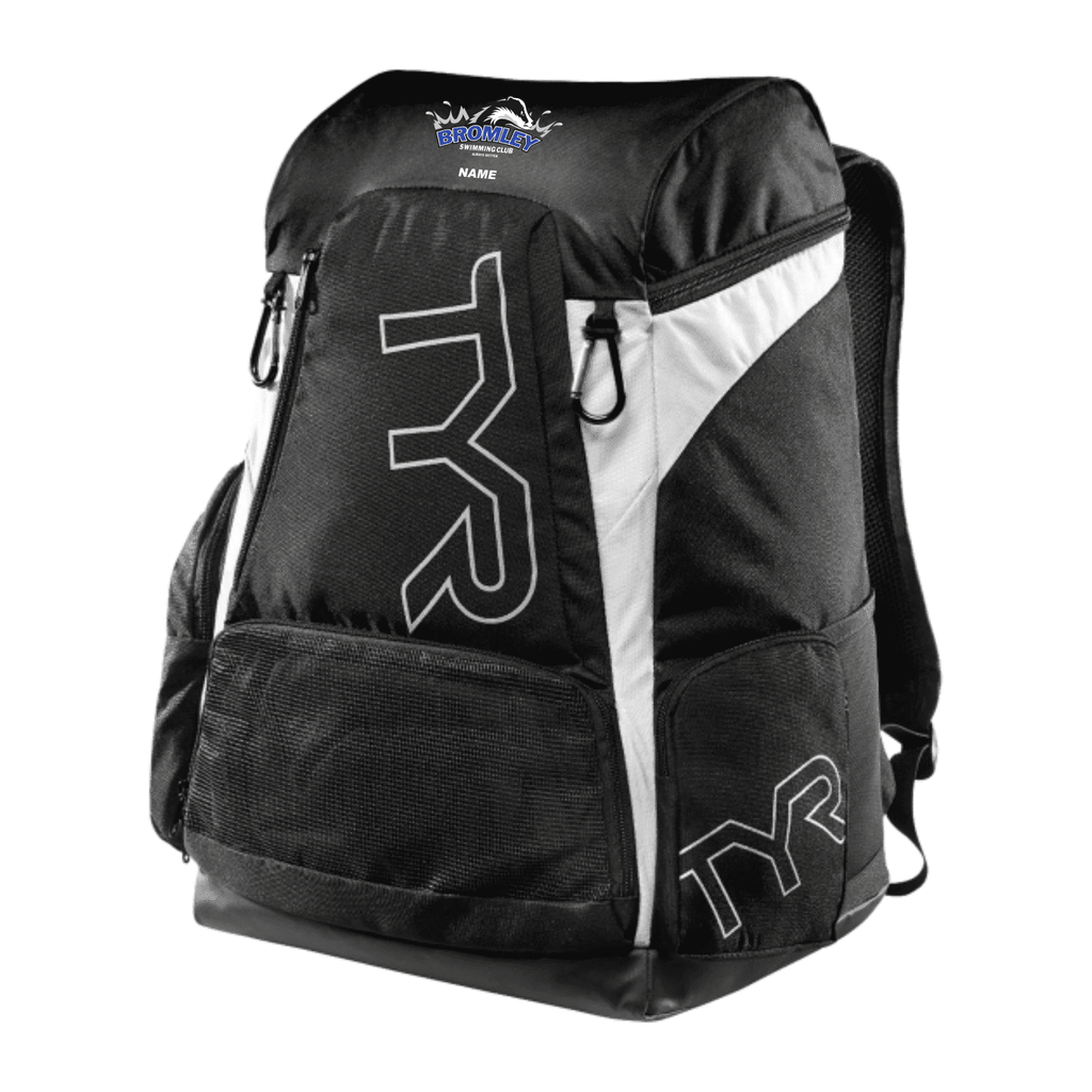 Bromley Swimming Club Team Backpack - Black/White Badger – SwimPath