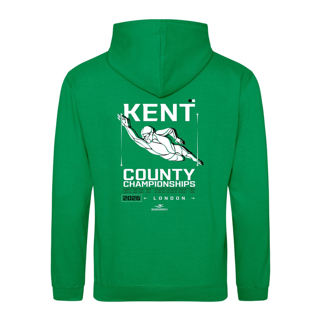 Kent County ASA County Championships 2026 Hoodie - Kelly Green – SwimPath