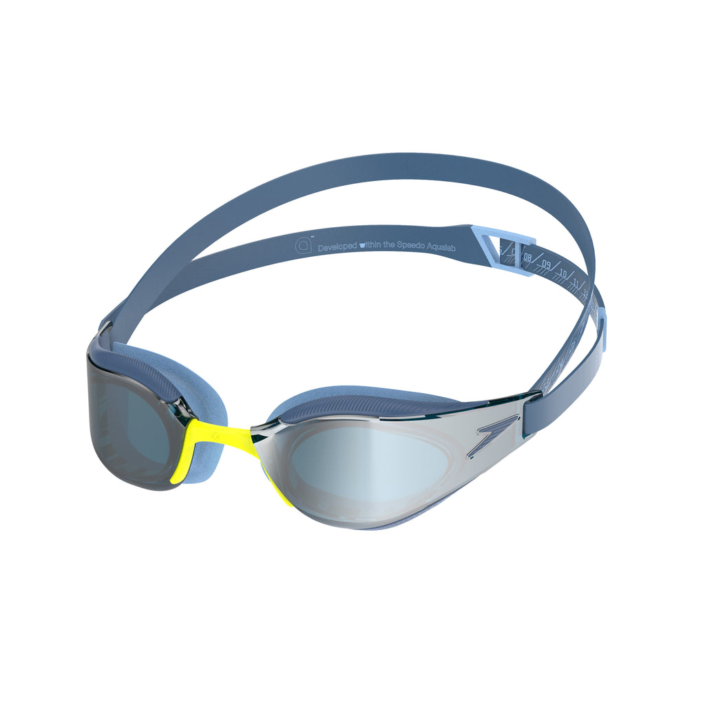 Speedo Hyper Elite Mirror Goggles - Blue/Silver – SwimPath