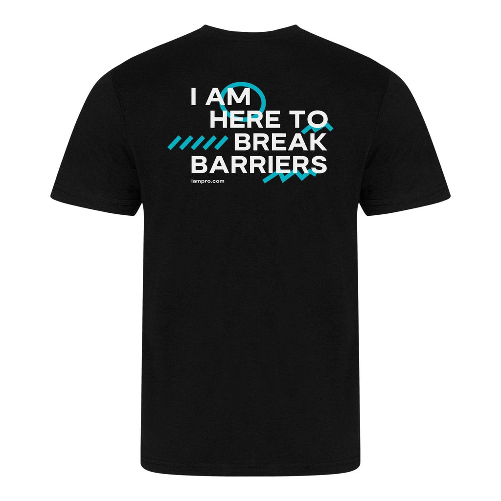 iampro "I Am Here to Break Barriers" Adults T-Shirt – SwimPath