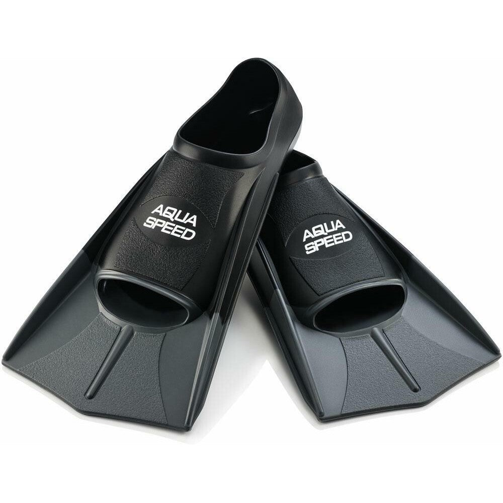 Aqua Speed Training Fins - Black/Grey – SwimPath