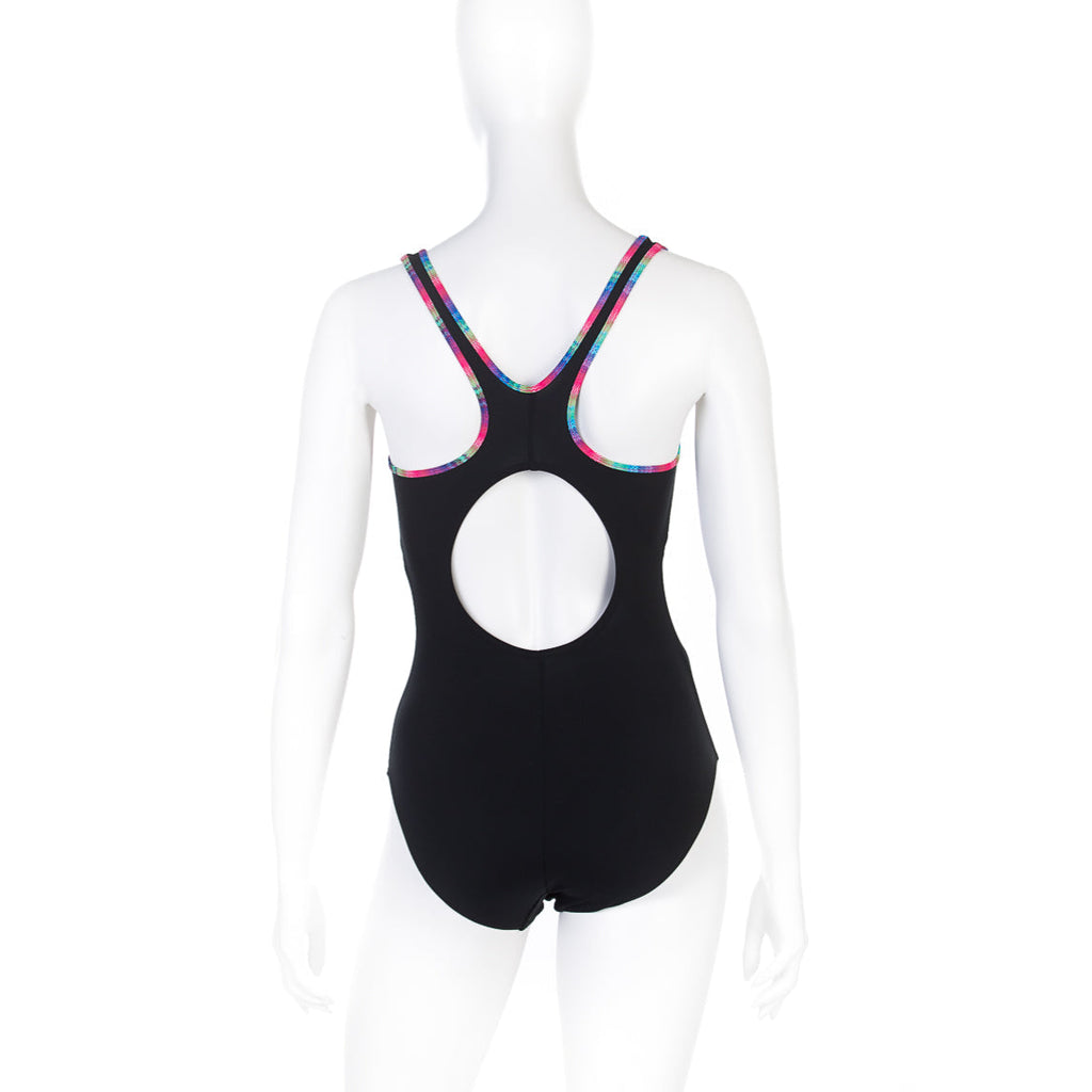 Aquarapid Womens Amic Body Shape Swimsuit - Black Multi CC – SwimPath